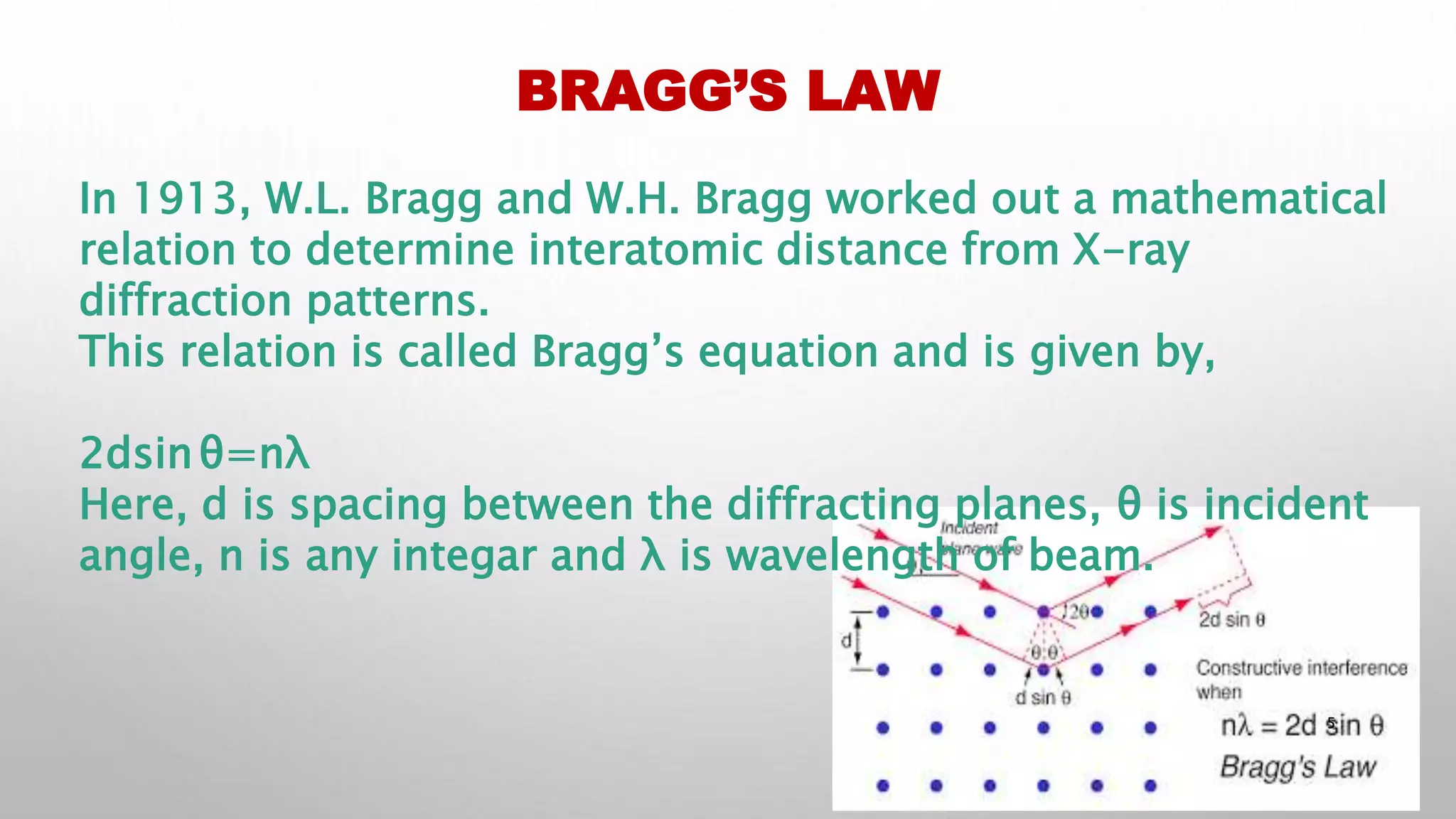 X ray crystallography | PPTX