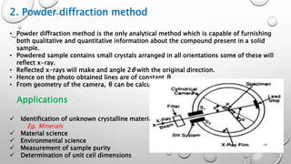 X ray crystallography | PPTX