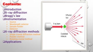X ray crystallography | PPTX