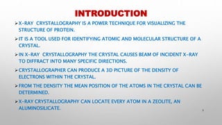 X ray crystallography | PPTX