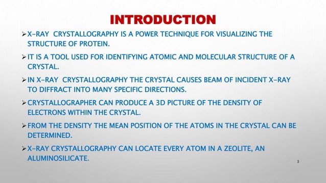 X ray crystallography | PPT
