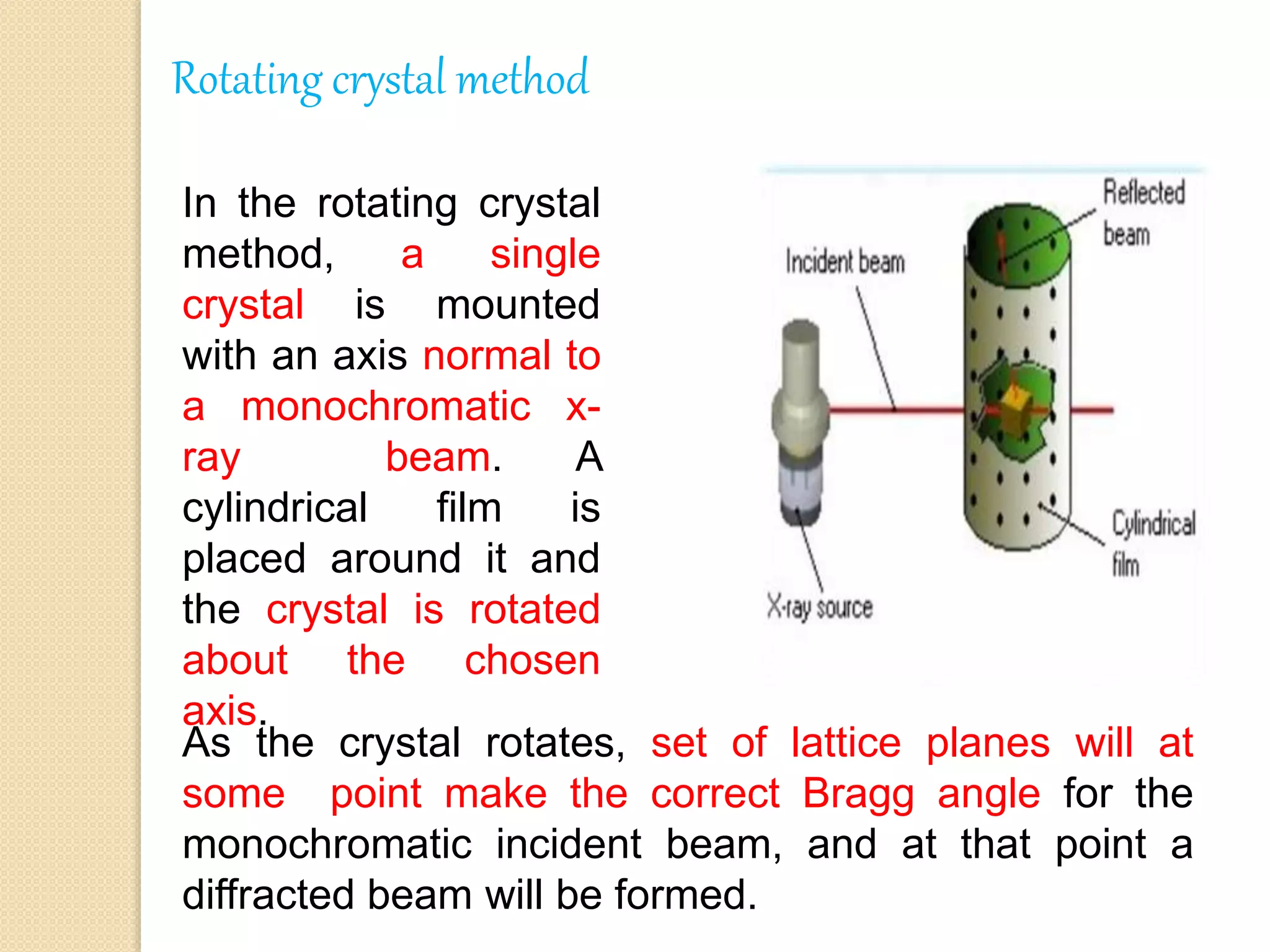 X ray crystallography | PPTX