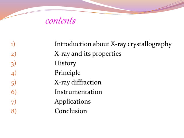 X ray crystallography | PPTX
