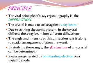 X ray crystallography | PPTX