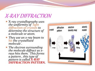 X ray crystallography | PPTX