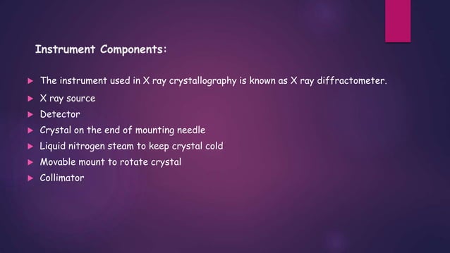 X-RAY CRYSTALLOGRAPHY.pptx