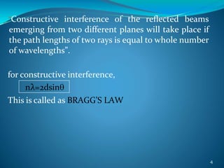 X-ray crystallography.pptxhgdutdysiliy55w5s | PPT