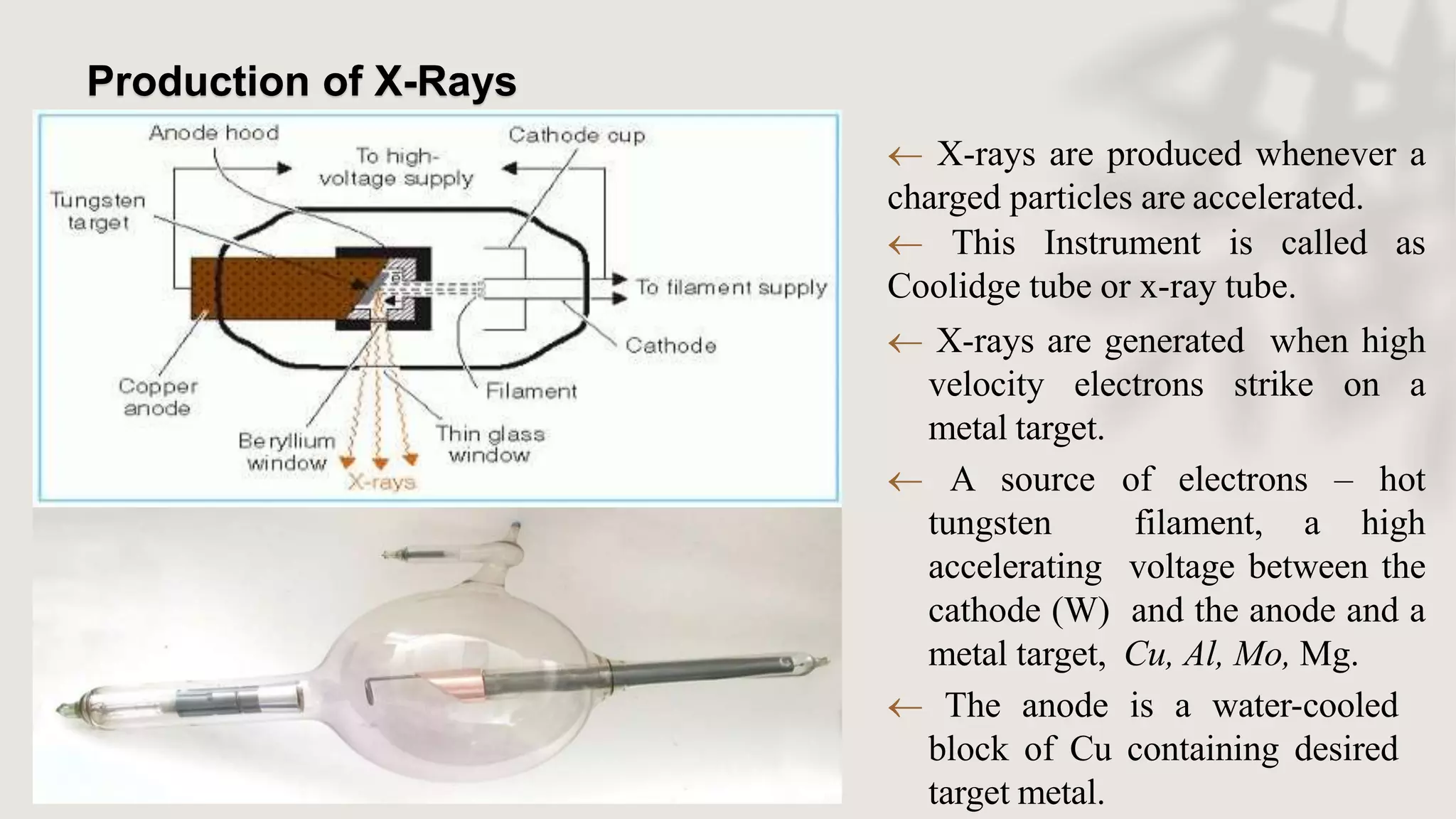 x ray crystallography & diffraction | PPTX