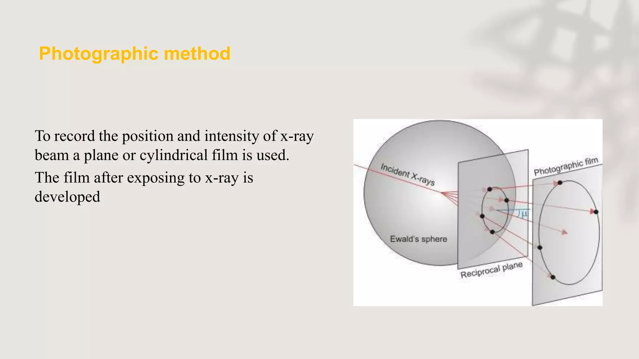 x ray crystallography & diffraction | PPTX