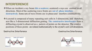 x ray crystallography & diffraction | PPTX