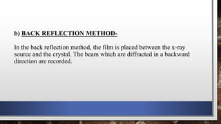 X ray crystallography | PPTX