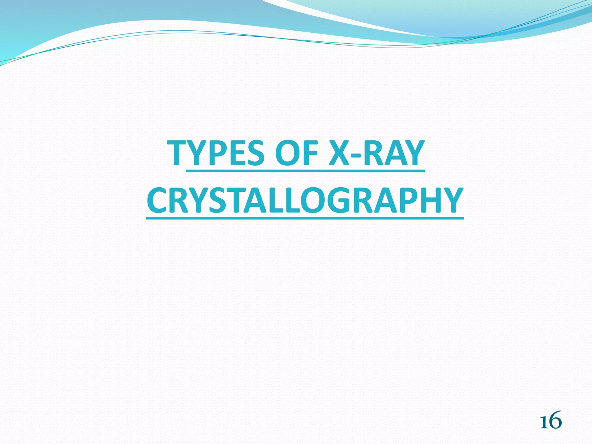 X ray crystallography | PPT