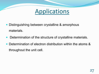 X ray crystallography | PPT