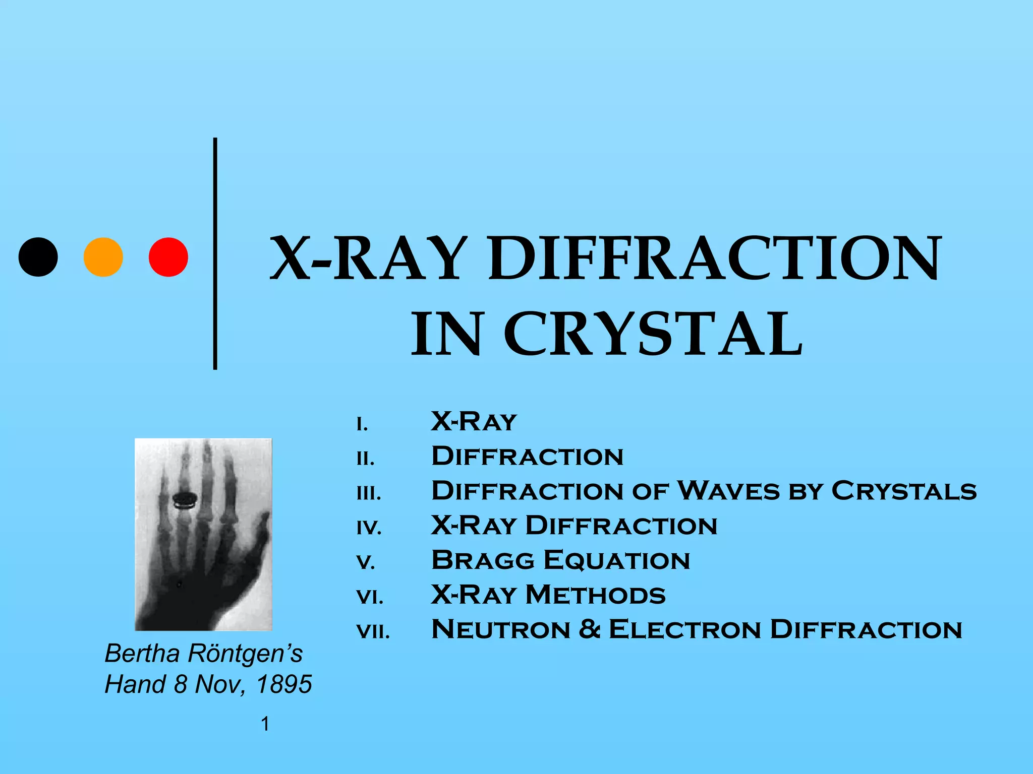 X ray diff lecture 3 | PPT