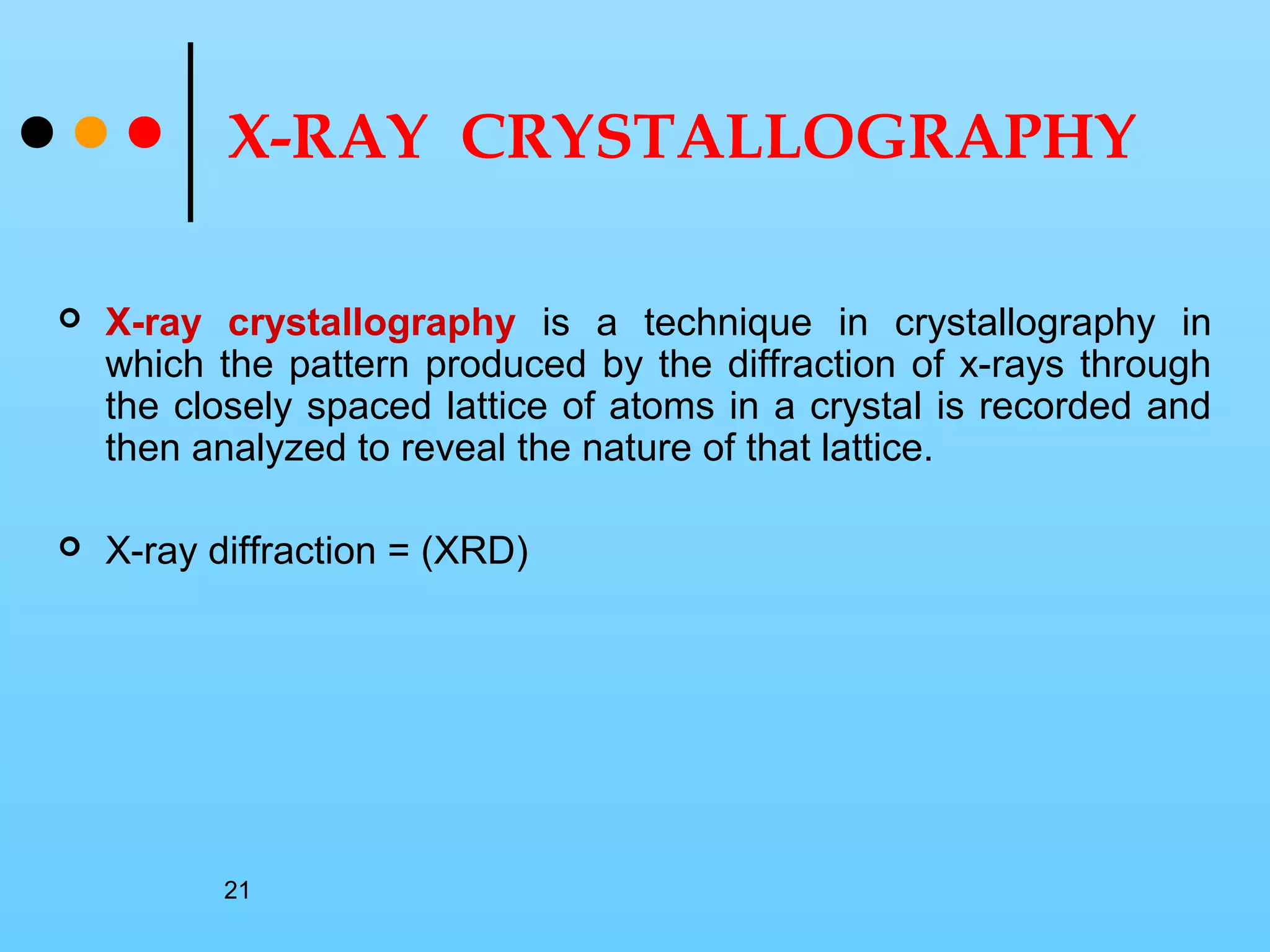 X ray diff lecture 3 | PPT