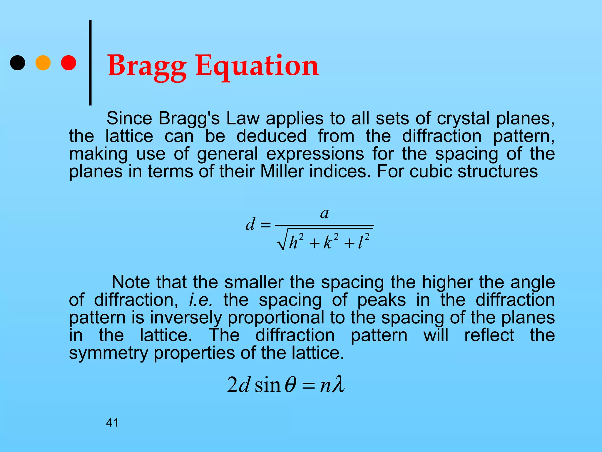 X ray diff lecture 3 | PPT