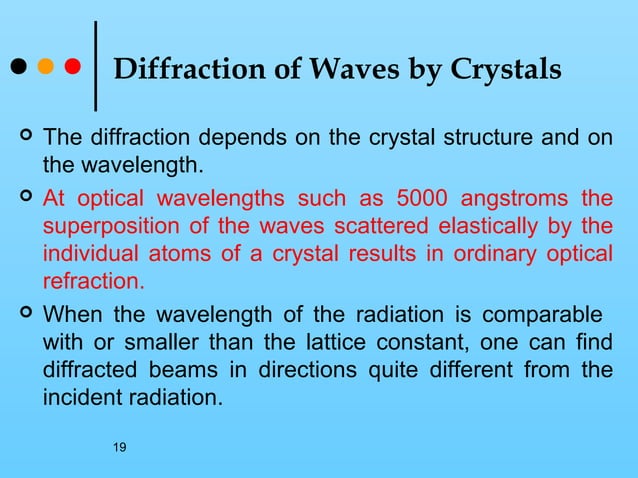X ray diff lecture 3 | PPT | Chemistry | Science