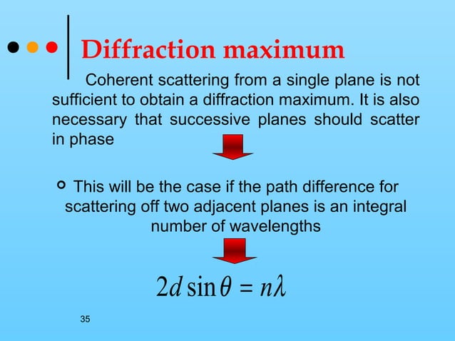 X ray diff lecture 3 | PPT | Chemistry | Science