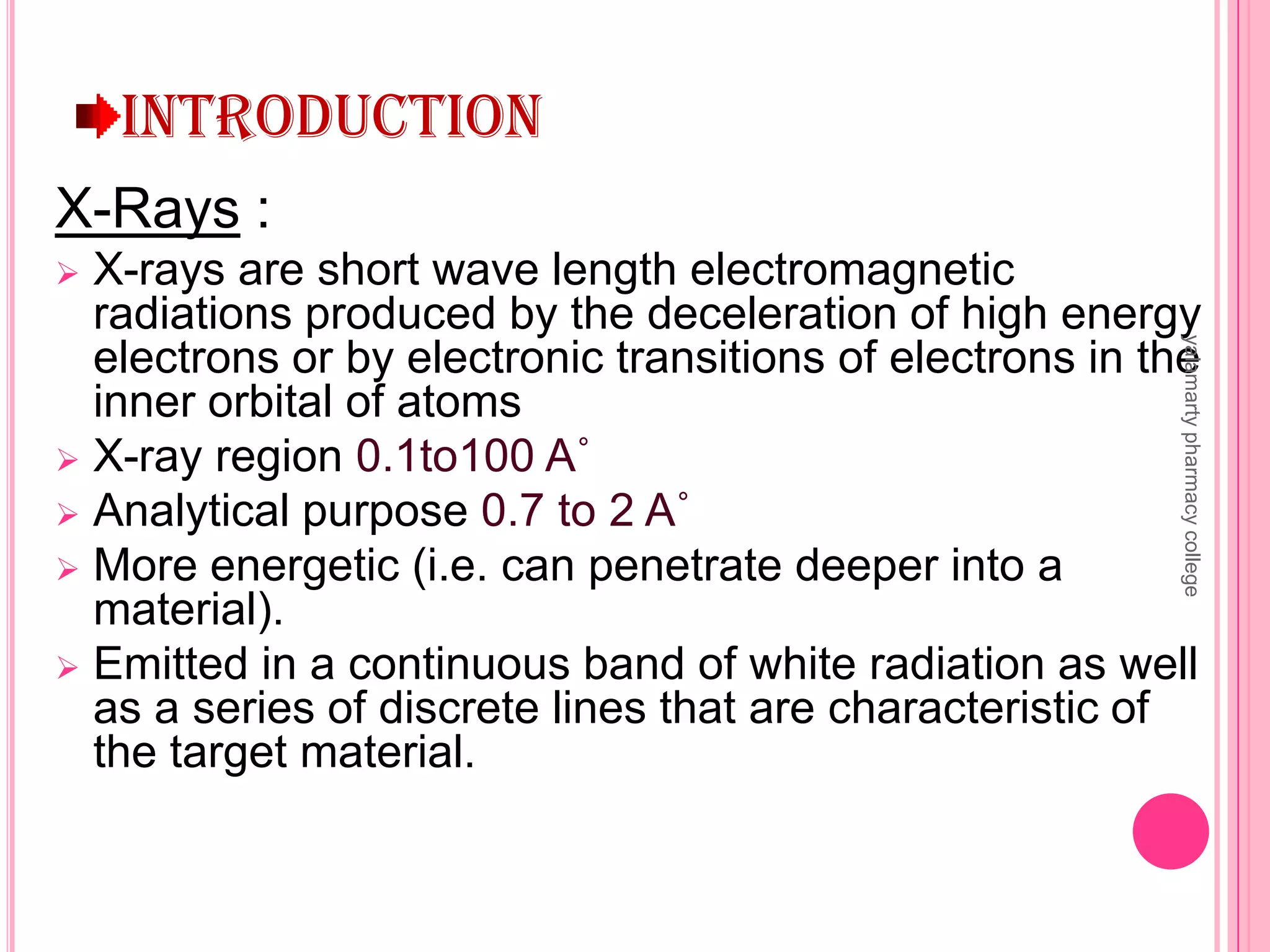 X ray diffraction | PPTX