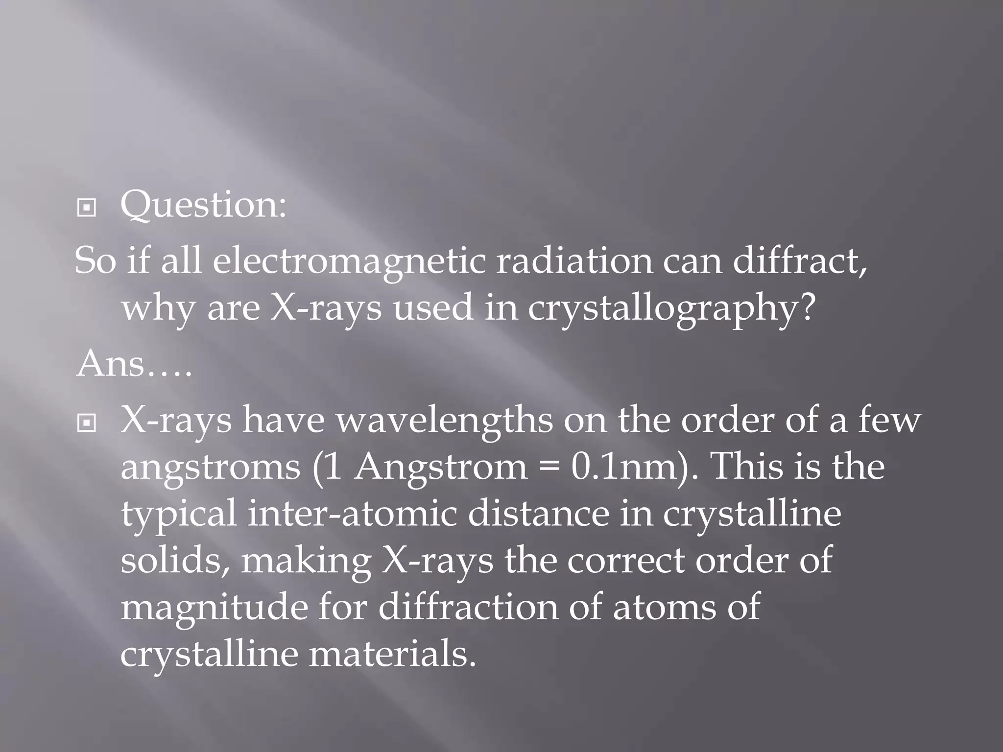 X-ray diffraction | PPTX