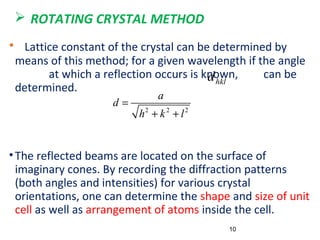 X ray diffraction | PPT