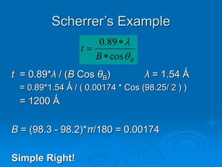 X-ray_Diffraction.ppt