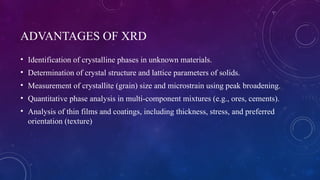 X - ray Diffraction.pptx gthh ghyffh utrgu yuy | PPTX