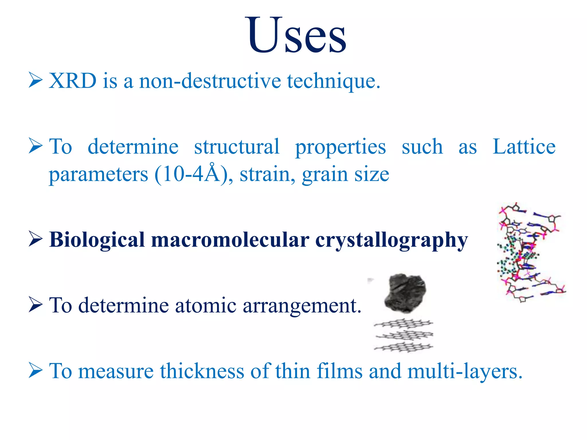 X ray diffraction | PPTX