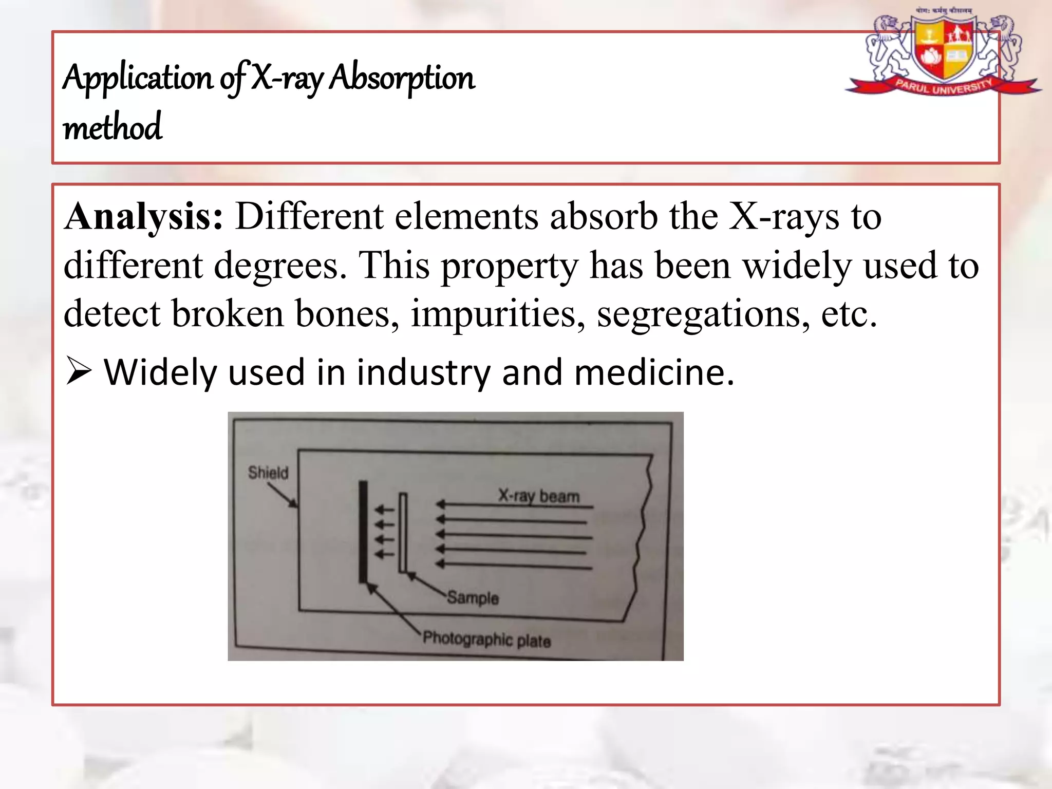 X ray diffraction and applications | PPTX