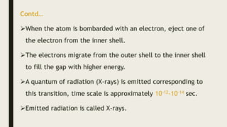 X-ray diffraction, basic principle, instruments, Bragg's law ...