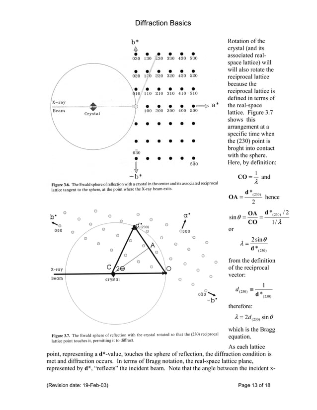 X ray diffraction basics | PDF | Chemistry | Science