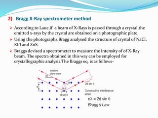 X ray diffraction | PPTX