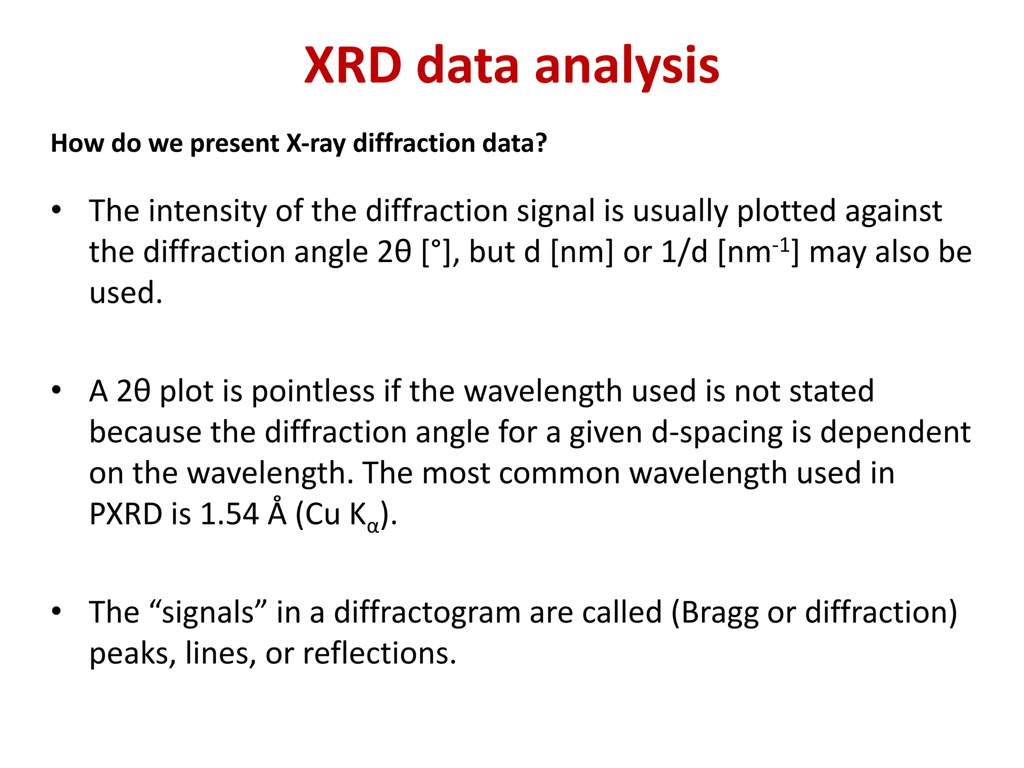 X ray diffraction. Materials characterization .pptx