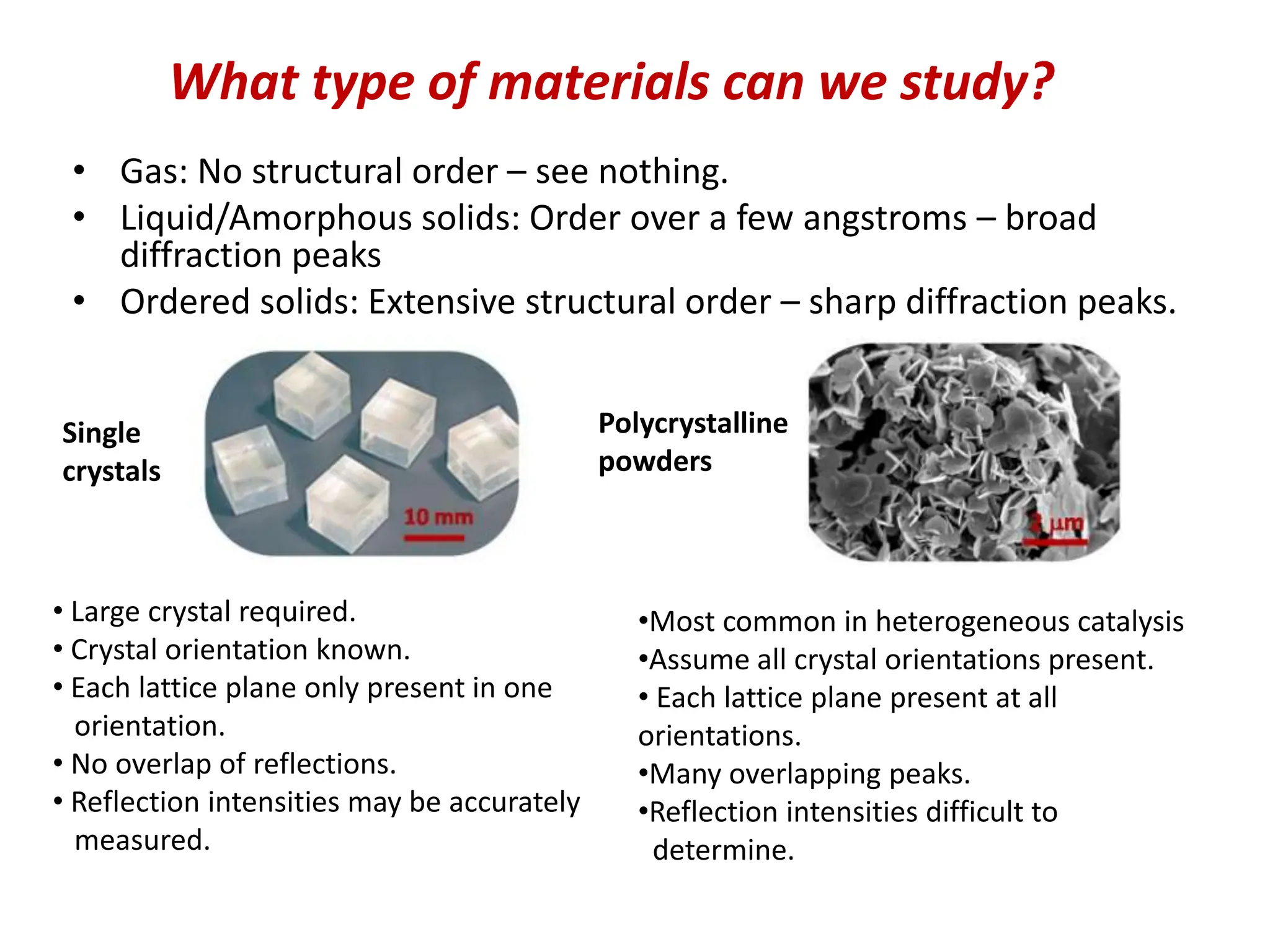 X ray diffraction. Materials characterization .pptx