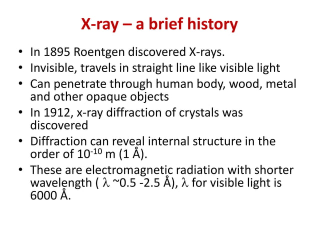 X ray diffraction. Materials characterization .pptx
