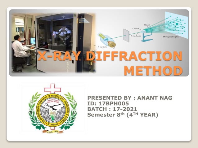 X ray diffraction method | PPTX