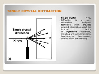 X ray diffraction method | PPTX
