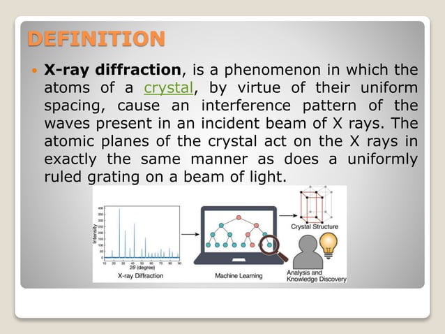 X ray diffraction method | PPTX