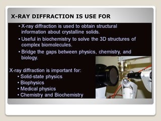 X ray diffraction method | PPTX