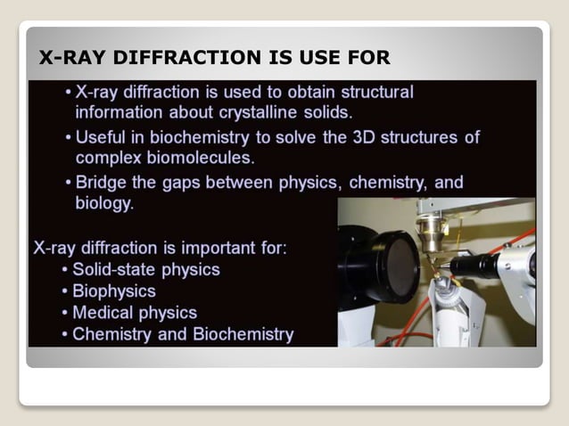 X ray diffraction method | PPTX