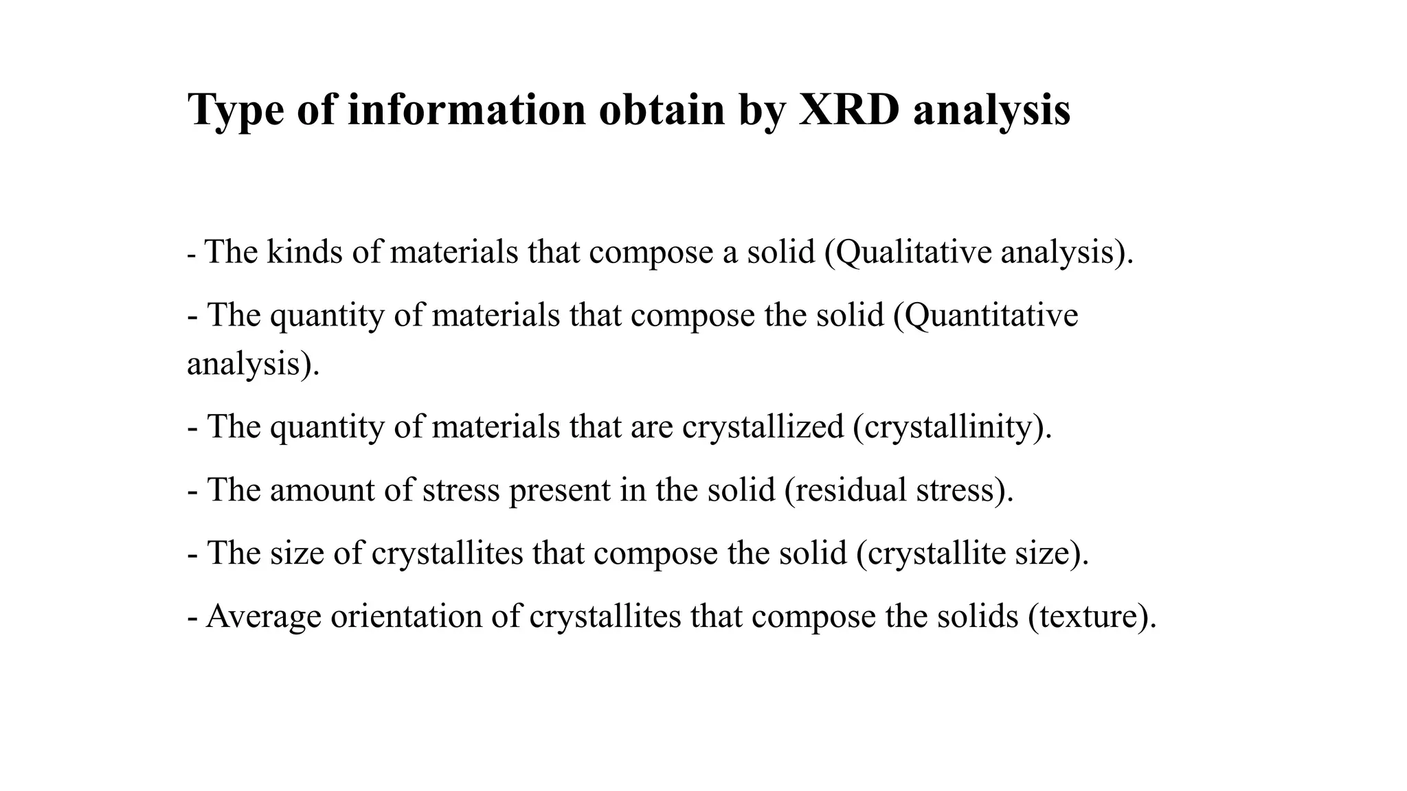 X-ray diffraction technique (xrd) | PPTX