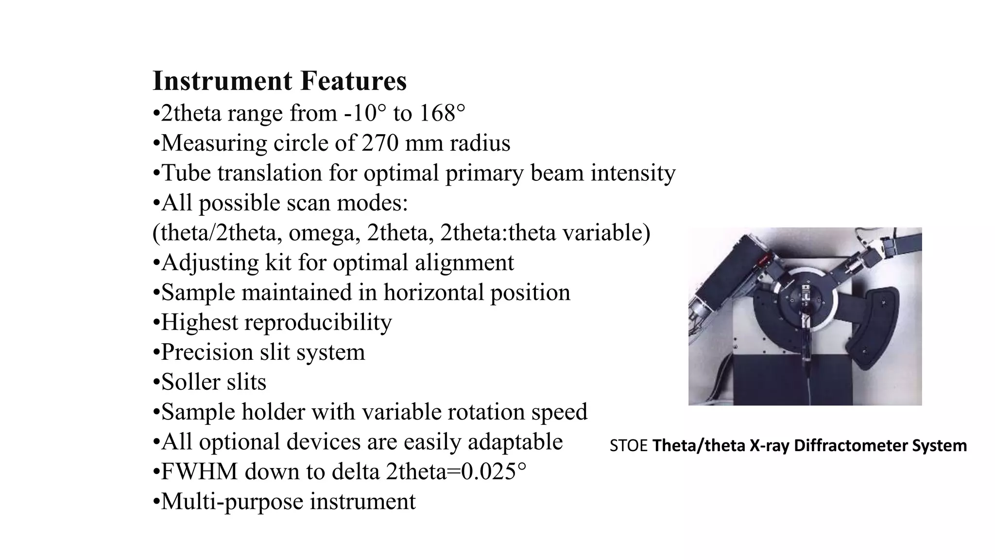 X-ray diffraction technique (xrd) | PPTX