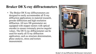 X-ray diffraction technique (xrd) | PPTX