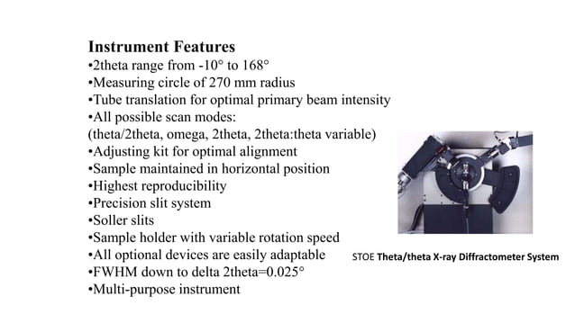 X-ray diffraction technique (xrd) | PPTX | Chemistry | Science