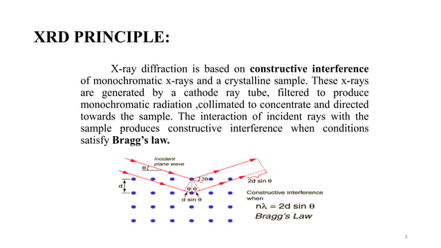 X-ray diffraction technique (xrd) | PPTX | Chemistry | Science