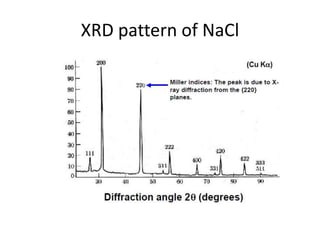 X ray diffraction(xrd) | PPTX