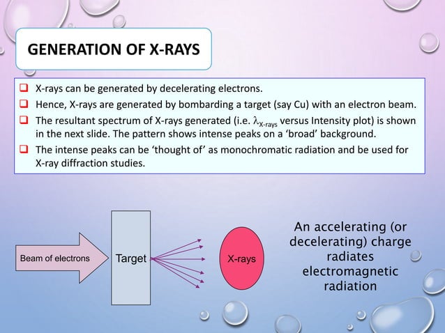 X ray diffraction(xrd) principle and use | PPTX