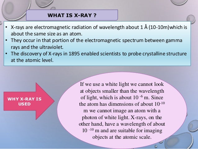 X ray diffraction(xrd) principle and use