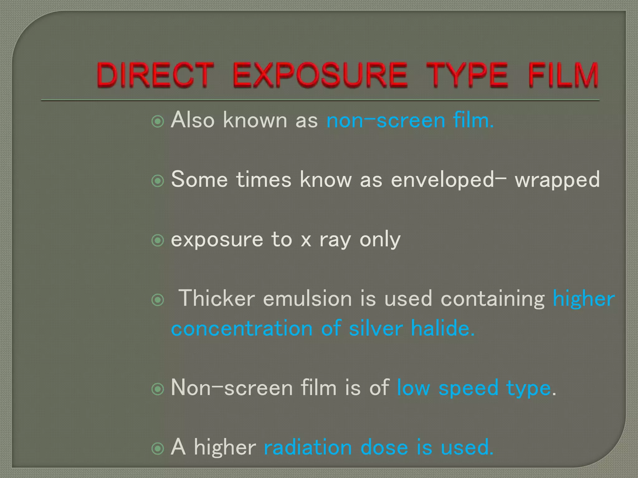 X ray film | PPTX