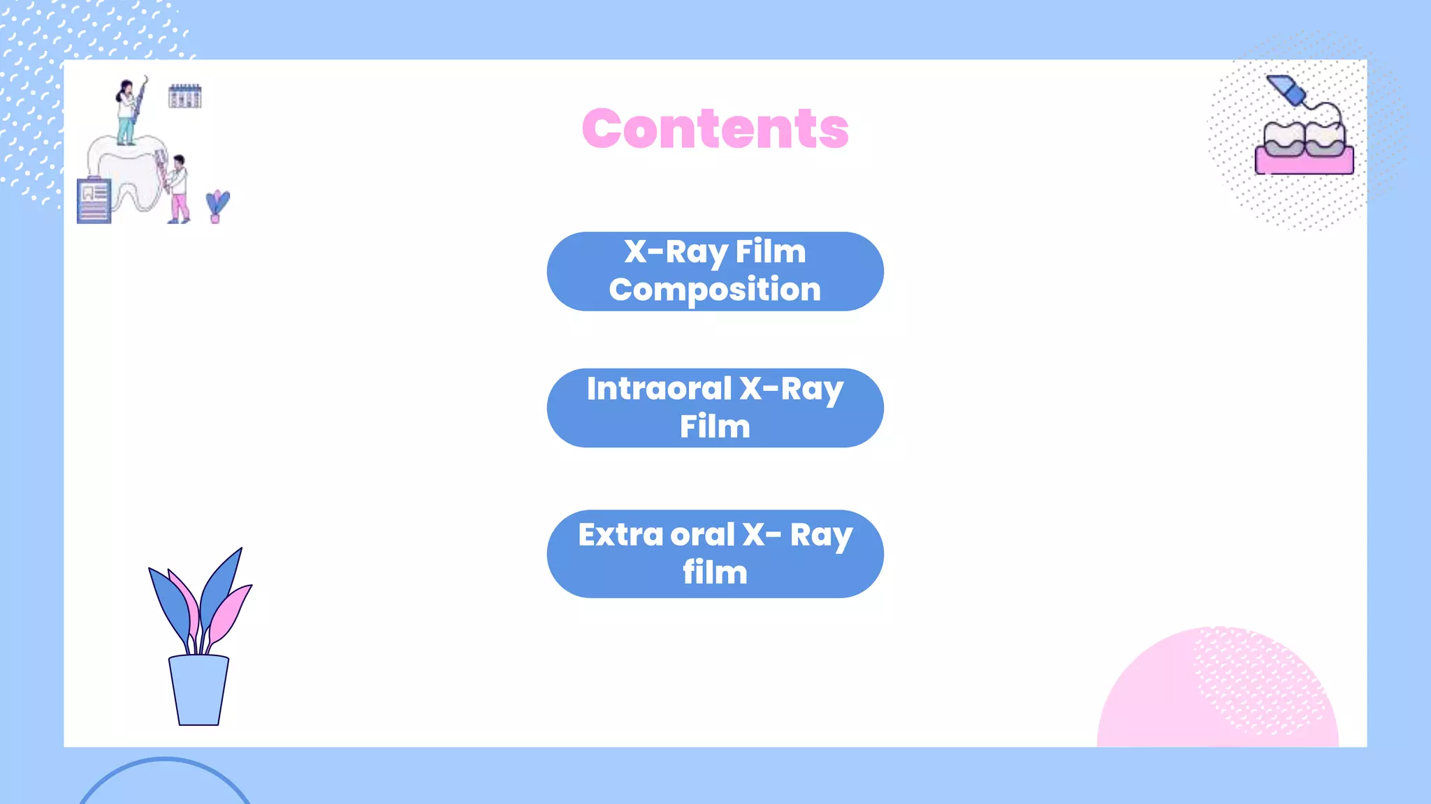Dental X-Ray Film types and indications. | PPTX